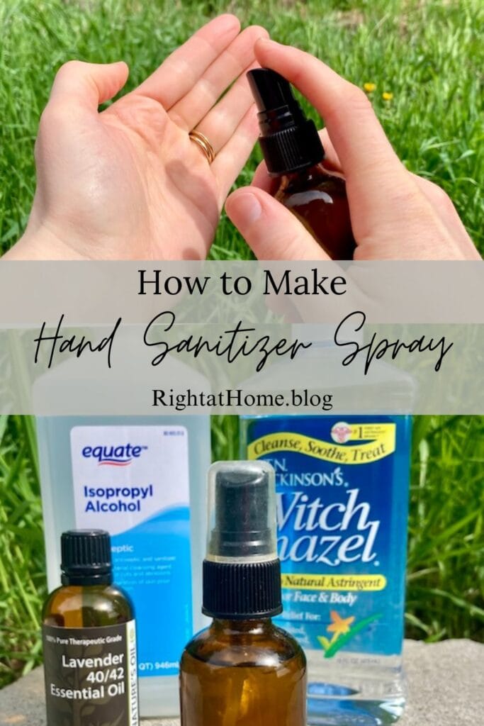 How to Make Hand Sanitizer Spray - Simple & Healthy - Right At Home ...